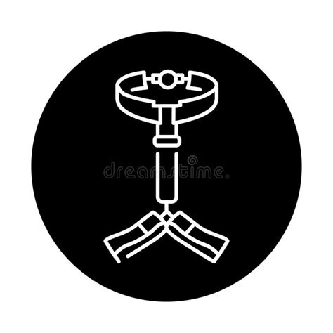 Bdsm Bondage Color Line Icon Pictogram For Web Page Stock Vector