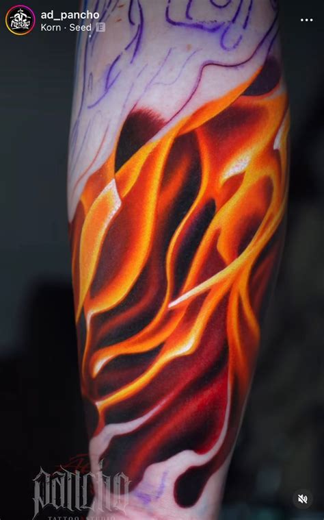 Pin By Bruce Golden On Cosmic Ink Inspirations Fire Tattoo Geometric