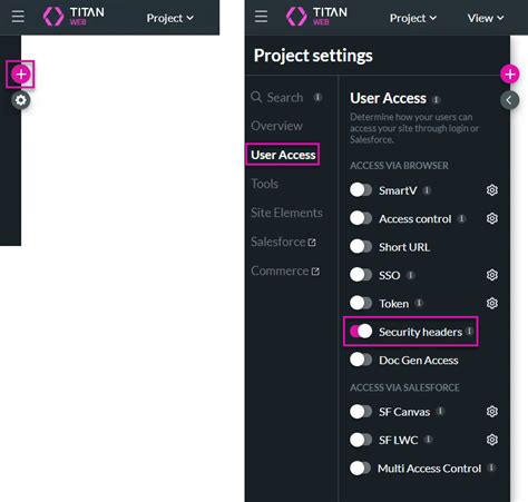 Security Header Titan Web