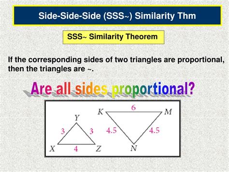 Ppt Objectives Use And Apply Aa Sas And Sss Similarity Statements Powerpoint Presentation