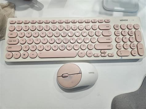 Miniso Membrane Keyboard Pink Computers And Tech Parts And Accessories Computer Keyboard On Carousell