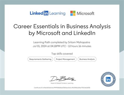 Sritam Mahapatra On Linkedin Certificate Of Completion