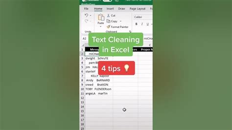 Clean Up Your Data Fast With Excels Trim Function ️💡 Exceltips