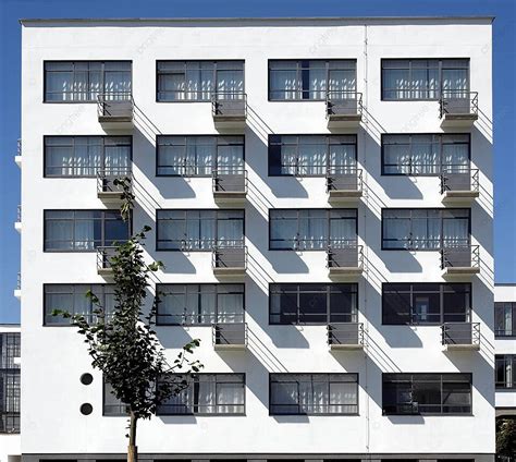 Modern Architecture Germany Rationalism Dessau Photo Background And