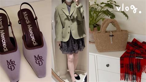 패션하울 Vlog 🛍 시엔느그로브미닛뮤트드파운드마르디메크르디마리떼프랑소와저버락피쉬 한남동 쇼핑 브이로그 겨울코트 쇼룸투어 겨울옷 브렛 Grove