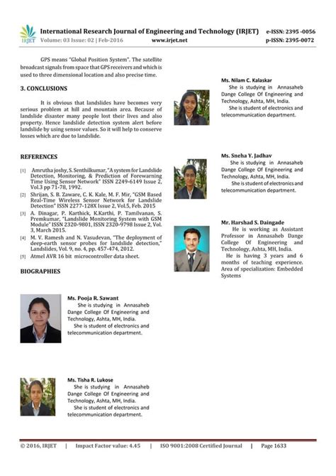 Landslide Detection System Using Avr Microcontroller Pdf Geology Science