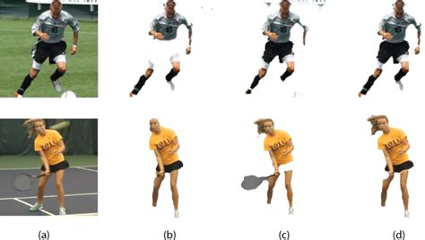 Silhouette Extraction A Original Images B Silhouette Extracted With Download Scientific