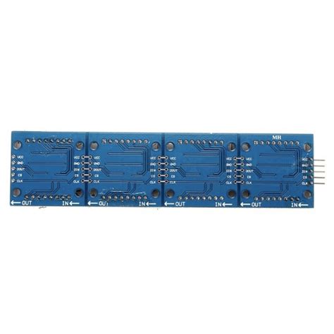 Max7219 Dot Led Matrix Module 4 In 1 Display With 5p Line Module Supplier In Ahmedabad Anil