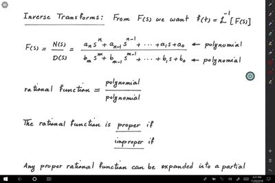 Laplace Transform Part Laplace Inverse University Of California Davis