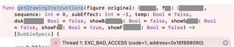 ios what can cause exc bad access on first function call in first vc stack overflow
