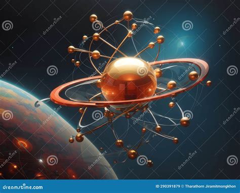 Capturing Electrons A Journey Into Subatomic Worlds Stock Illustration Illustration Of