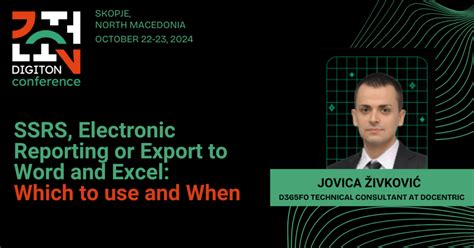 Ssrs Electronic Reporting Or Export To Word And Excel Which To Use