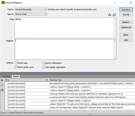 Solved Dreamweaver What Happened To Find Replace Adobe Product Community