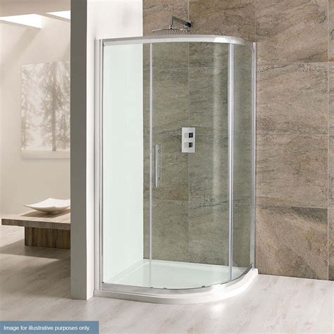 Volente 900 X 900 Abs Stone Resin Quadrant Shower Tray Eastbrook