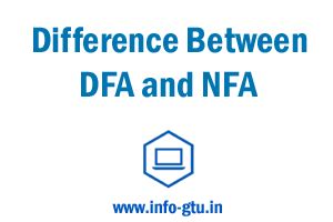 Difference Between DFA And NFA