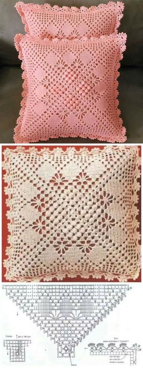 модели крючком Идеи для вязания Подушки Вязание
