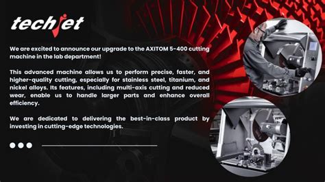 Techjet Aerofoils Posted On Linkedin