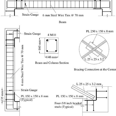 Detailing Of The Rc Moment Frame Download Scientific Diagram