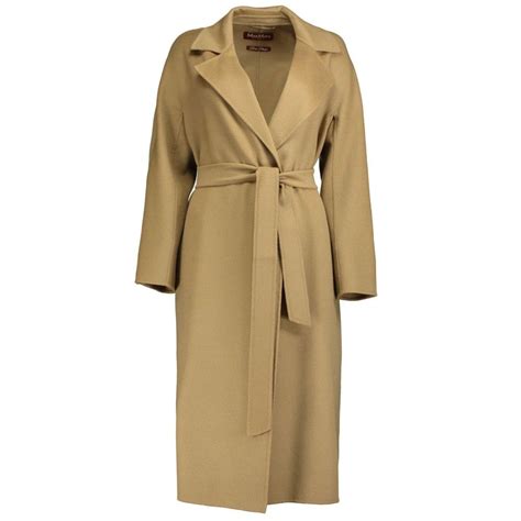 막스마라 Maxmara 클레스 Cles 벨티드 울 코트 핑크 트렌비