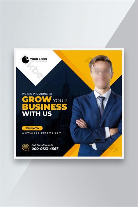 기업 비즈니스 소셜 미디어 포스트 디자인 템플릿 Eps 무료 다운로드 Pikbest