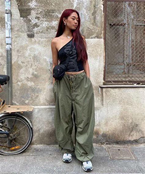 Khaki Cargo Pants For Women