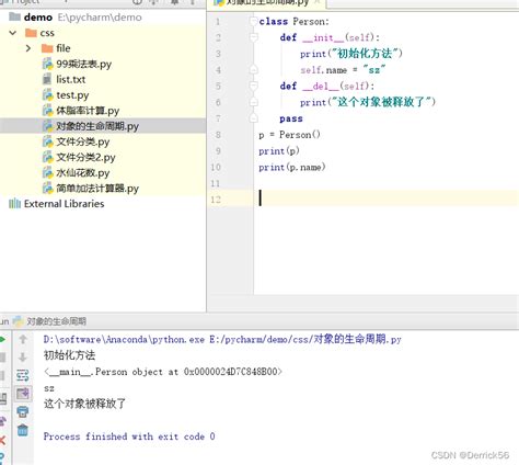 python对象的生命周期，以及周期方法 python对象生命周期 csdn博客