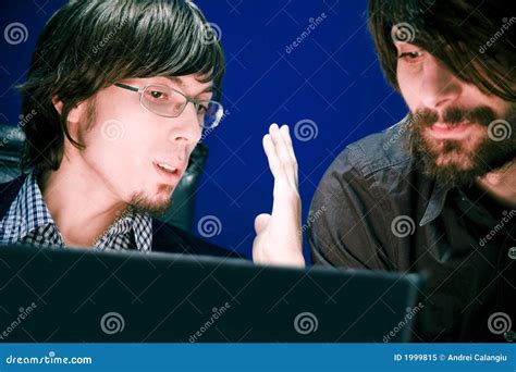 Data Discussion Stock Image Image Of Employees Cooperation 1999815