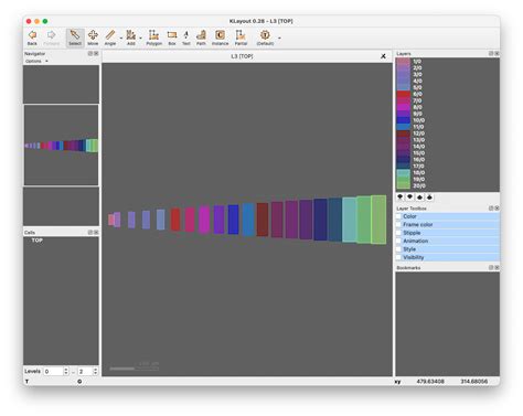 Array Of Rectangle In Parray — Klayout