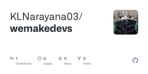 Github Klnarayana03wemakedevs