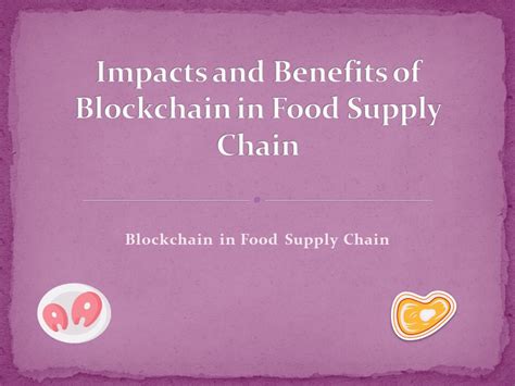 Blockchain Food Supply Chain Supply Chain Presentation Free To Download