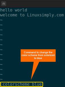 How To Set Vim Color Scheme In Linux Steps Linuxsimply