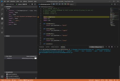 记录Windows中用VSCode去调试Python项目代码文件 在路上