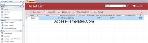 Asset Tracking And Management System Software For Ms Access Access