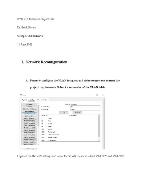 CYB 210 Module Six Project One CYB 210 Module 6 Project One Dr Erick Rivers George Peter