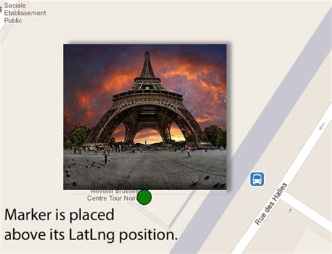 Javascript Centering A Google Maps Marker Over Its Position Stack