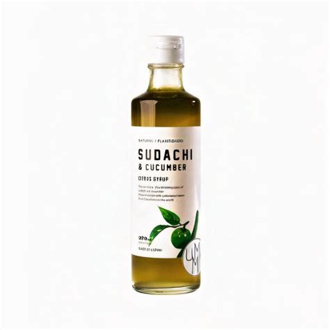 Concentrated Sudachi And Cucumber Syrup 270ml Sudachi Kyuri