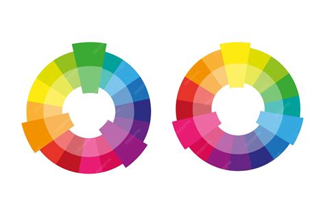 Premium Vector Complementary Color Wheel Flat Vector Icon For Apps
