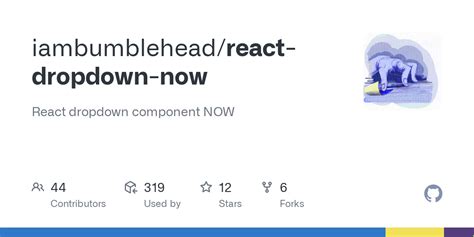 github iambumblehead react dropdown now react dropdown component now