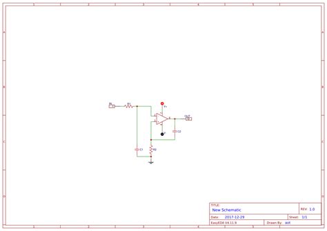 Non Inverting Integrator Circuit Using Op Amp Oshwlab
