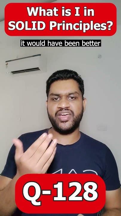 What Is I In Solid Principles Java Interview Interviewtips Springboot Youtube