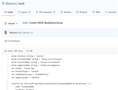 Using Project ‘bicep Preview To Create Arm Templates That Deploy Wvd