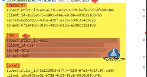 Ansible Authenticate To Microsoft Azure Using Credential Profiles Part 2 Vgeek Tales From