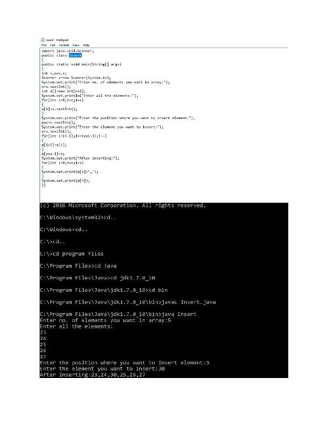 Insertand Delete Operation In Array Pdf