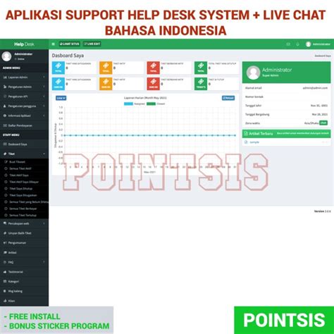 Jual Source Aplikasi Support System Atau Tiket Support Help Desk Php