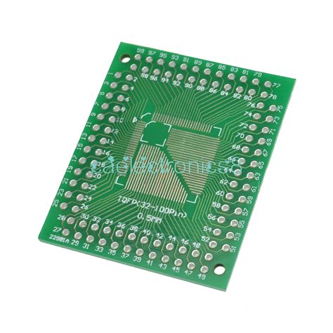 2Pcs QFP TQFP FQFP LQFP 32 44 64 80 100 To DIP Adapter PCB Board Converter EBay