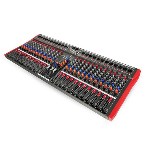 5 Core Audio Mixer 24 Channel DJ Mixing Board Bluetooth USB Analog Professional Mezclador De