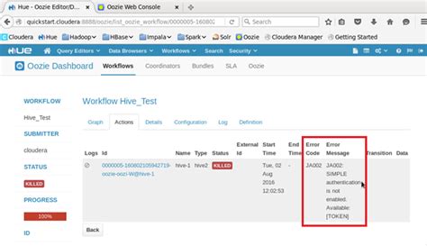 Tutorial Errors During Oozie Execution Soft Tech Methodology