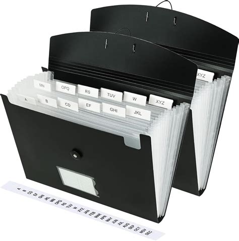 Jimeiqi Expandable File Folders Expanding Receipt