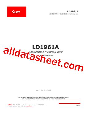 LD1961A Datasheet(PDF) - LDT Co., Ltd