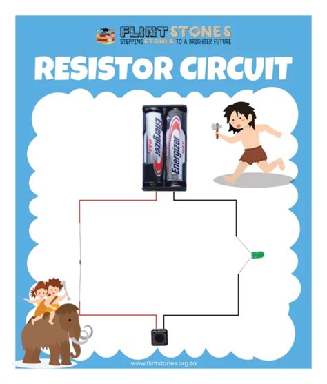 Resistor Circuit Diy School Project Kit Flint Stones